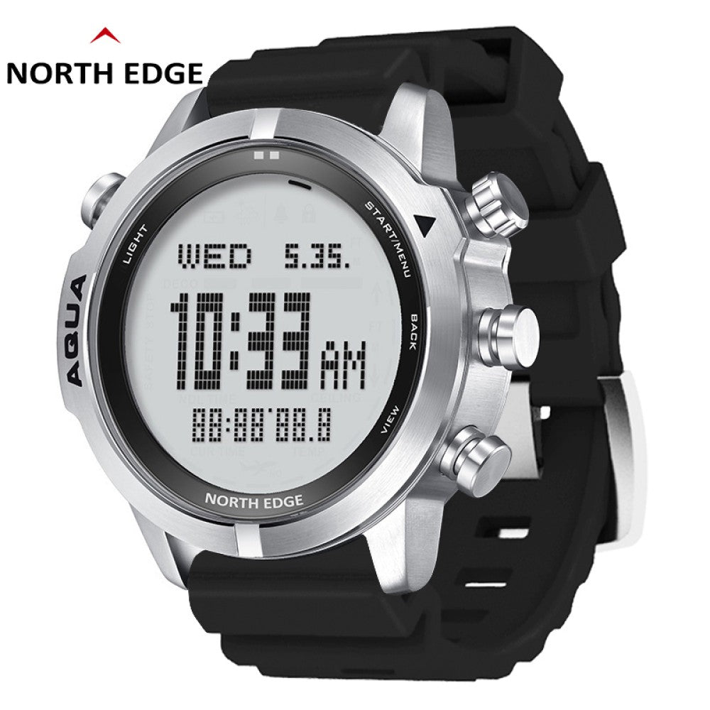 NORTH EDGE Tactical Aqua Scuba Dive Watch White – TIME MACHINES