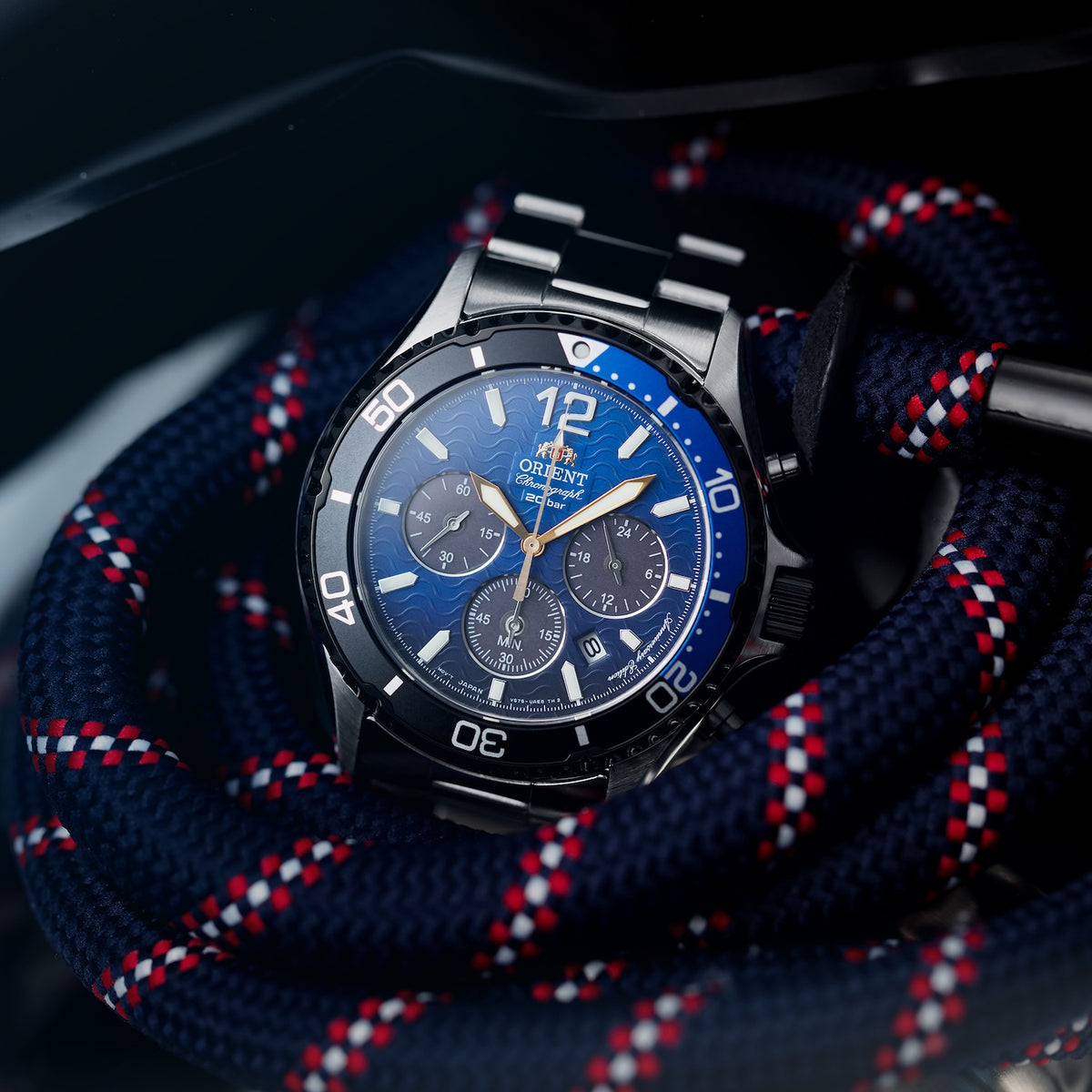 ORIENT Men's Solar Mako Diver 20th Anniversary Limited Edition Chronog ...